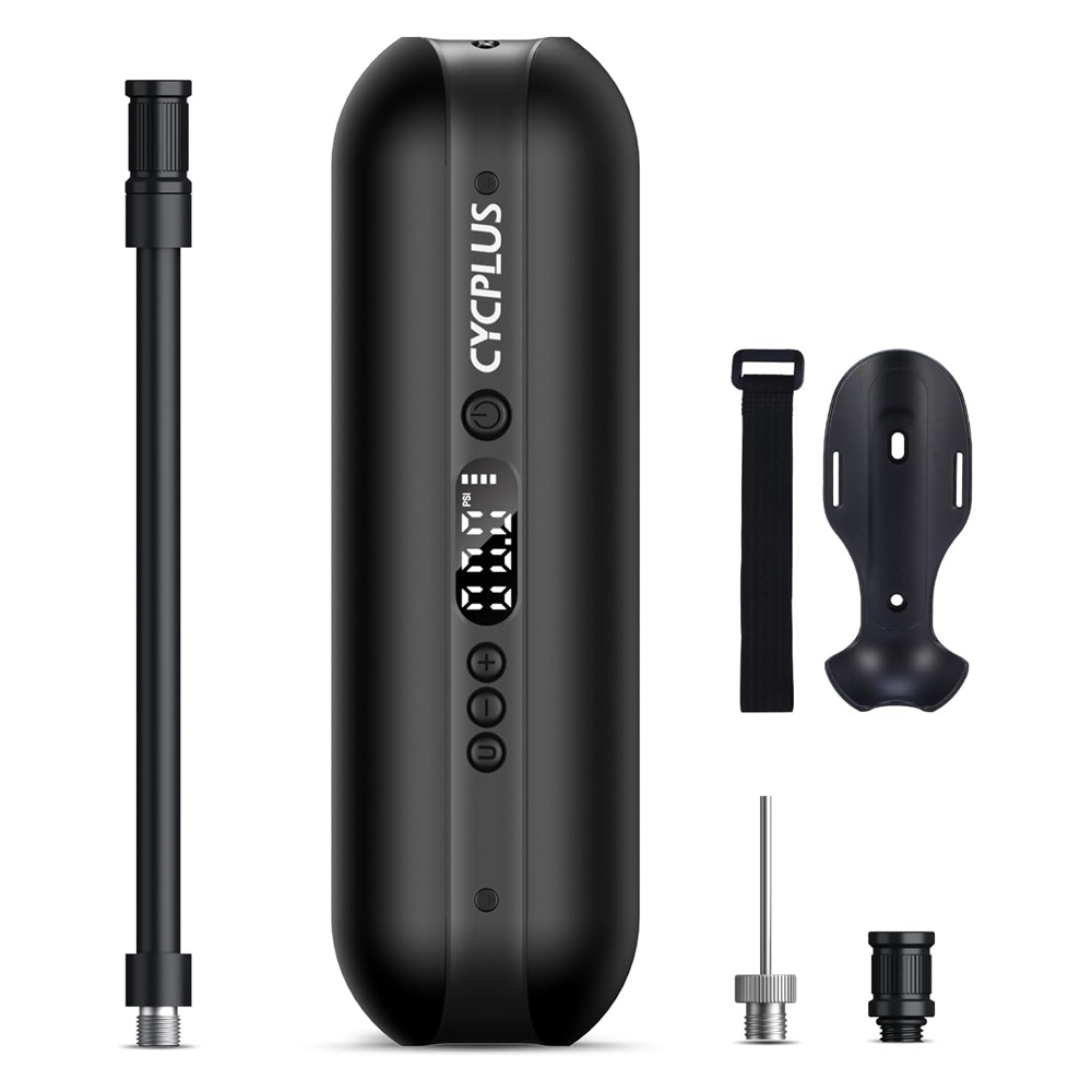 CYCPLUS A2 Pro Portable Bicycle Pump Car Tire Inflator 150 PSI Electric Air Compressor | Tire ...