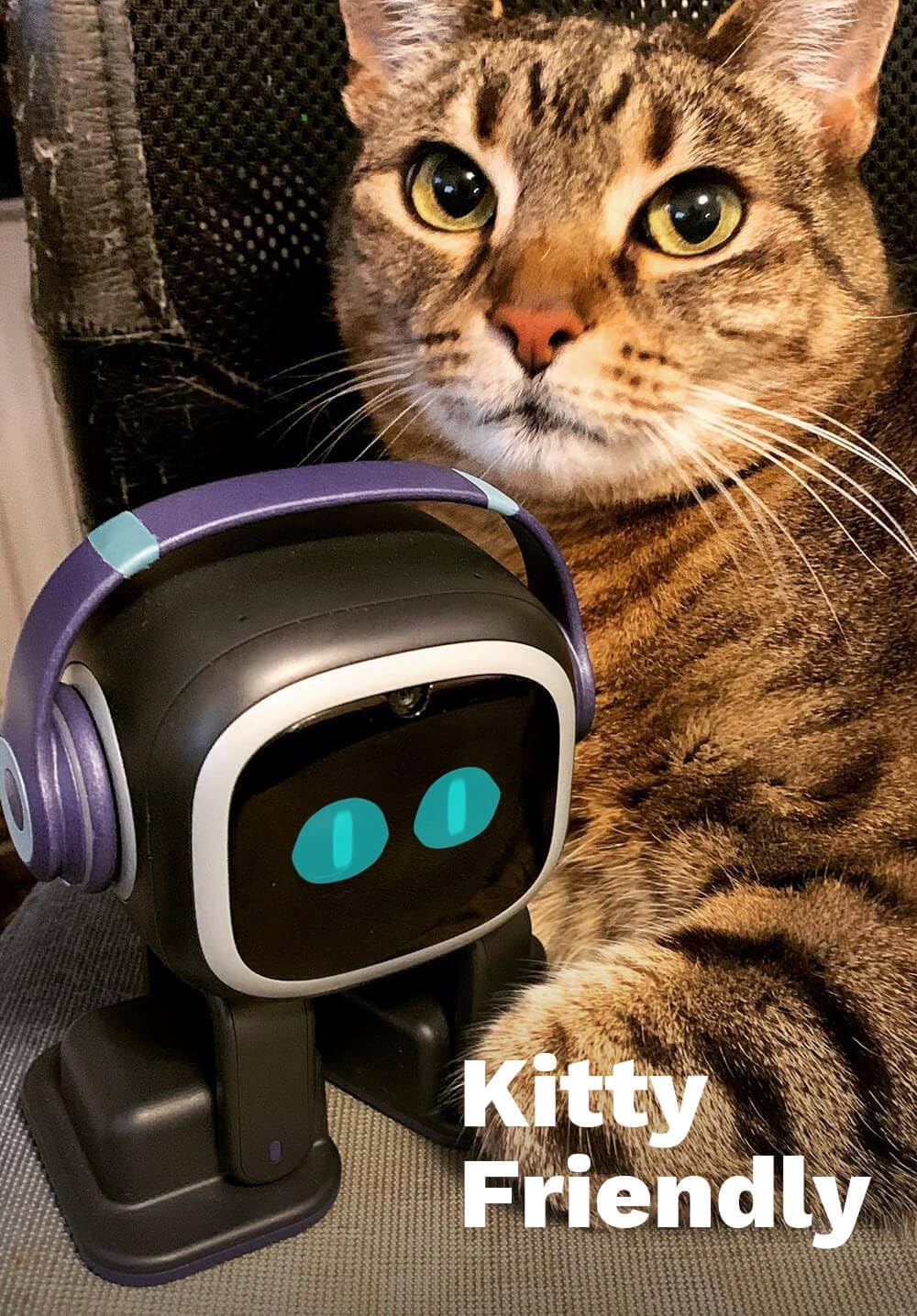 EMO Go Home AI Desktop Pet Robot with EMO Smart Lighting Automatic ...