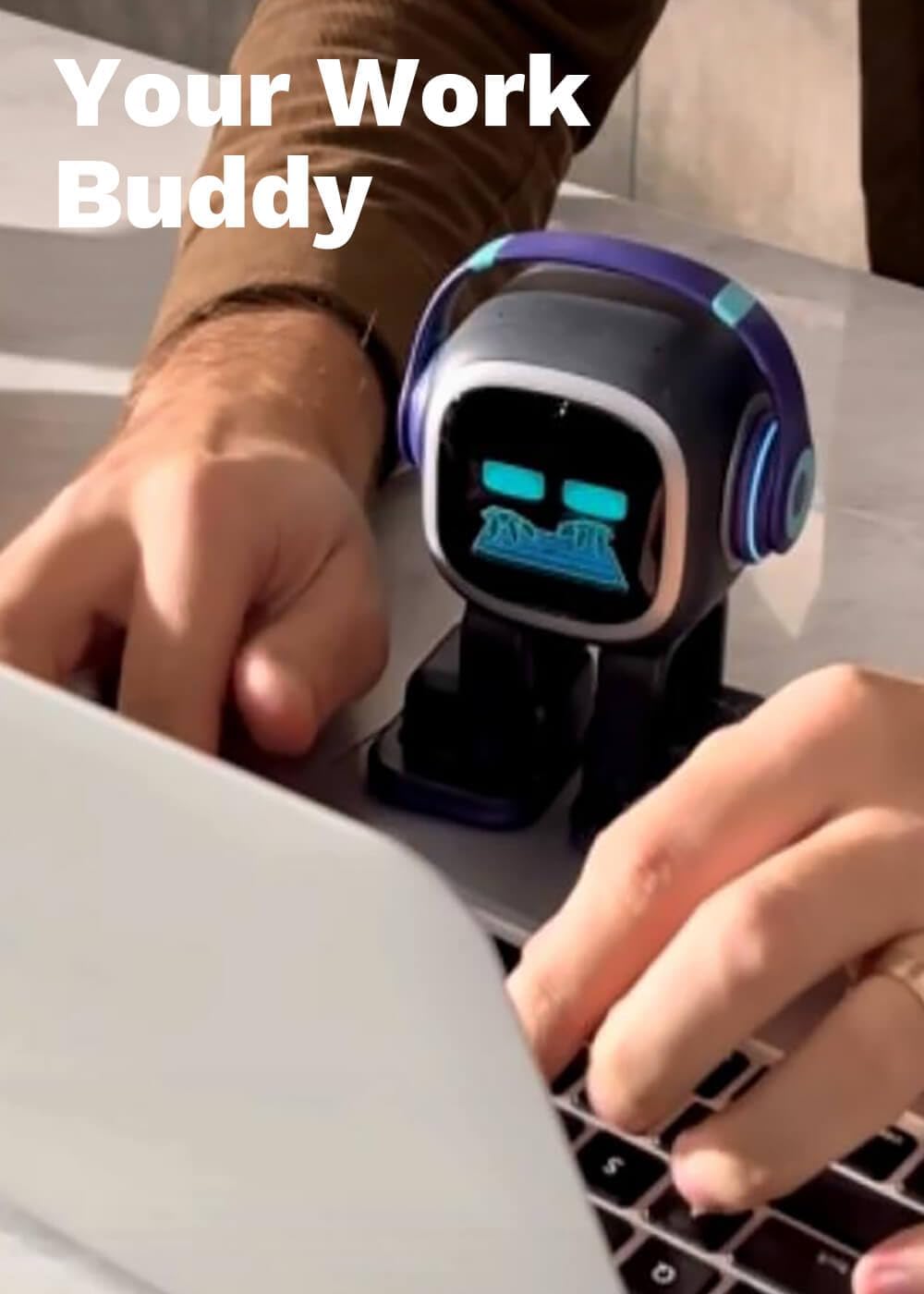 EMO Go Home AI Desktop Pet Robot with EMO Smart Lighting Automatic ...