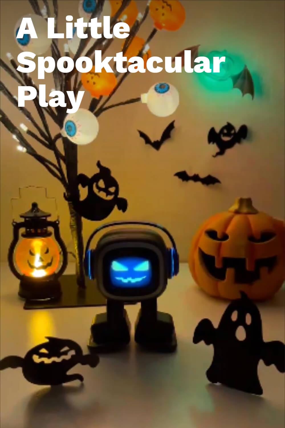 EMO Go Home AI Desktop Pet Robot with EMO Smart Lighting Automatic ...