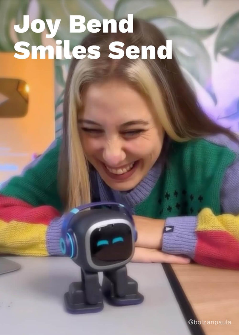 EMO Go Home AI Desktop Pet Robot with EMO Smart Lighting Automatic ...