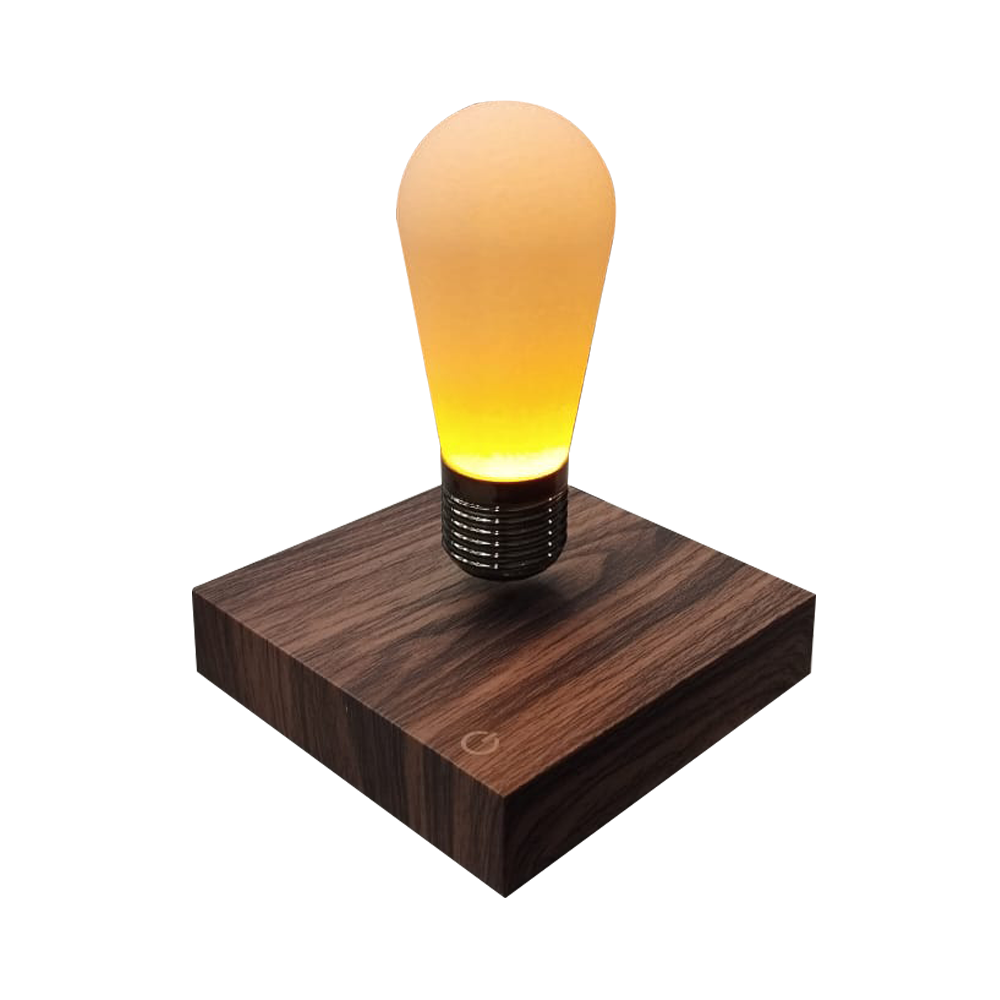 Magnetic Levitating Desk lamp with Floating Bulb and Wireless Power To
