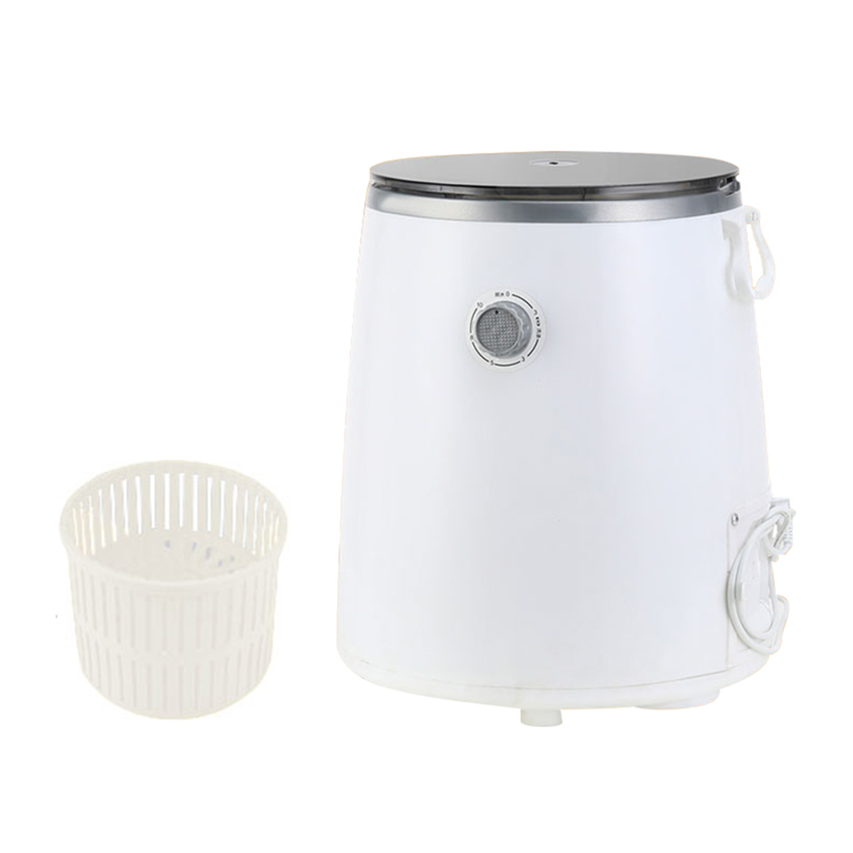 Portable Mini Wired Washing Machine with 20L Capacity & Removable Drye