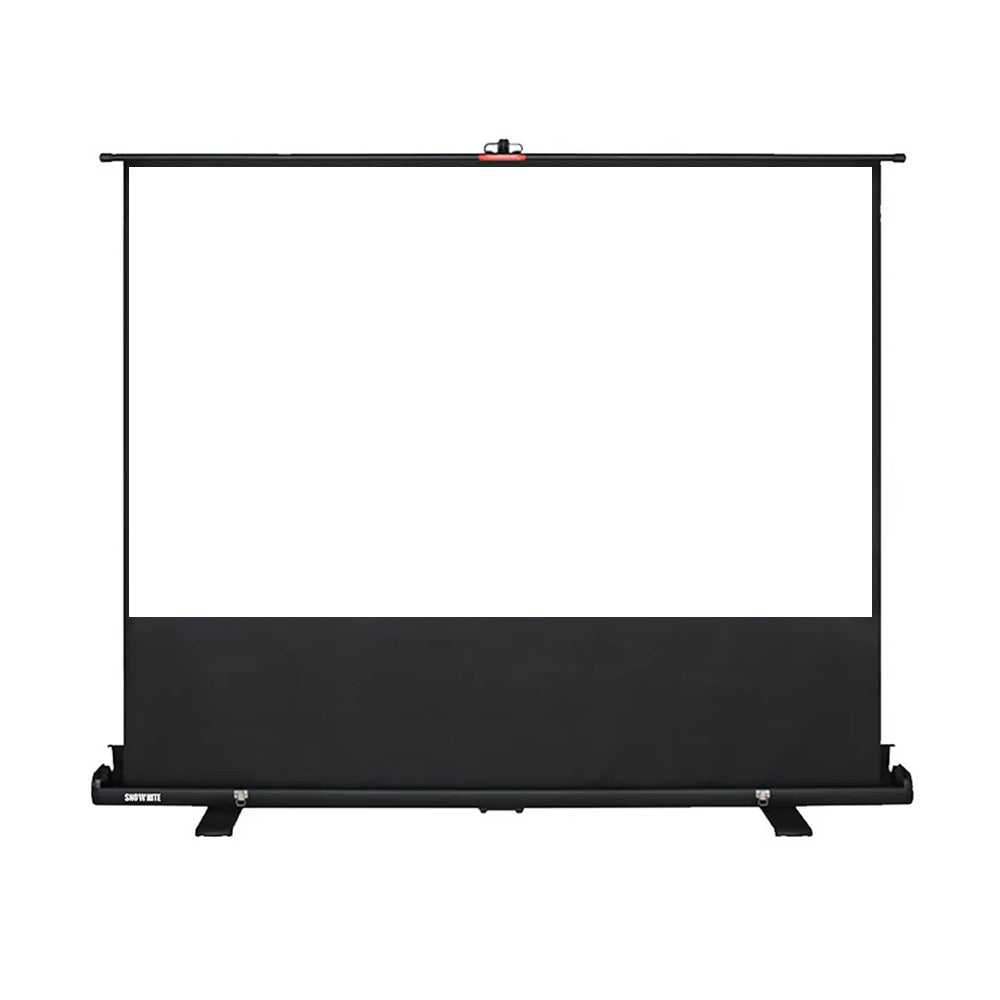 Pull-Up Floor Projector Screen 100" – Compact, Lightweight, Ready to G
