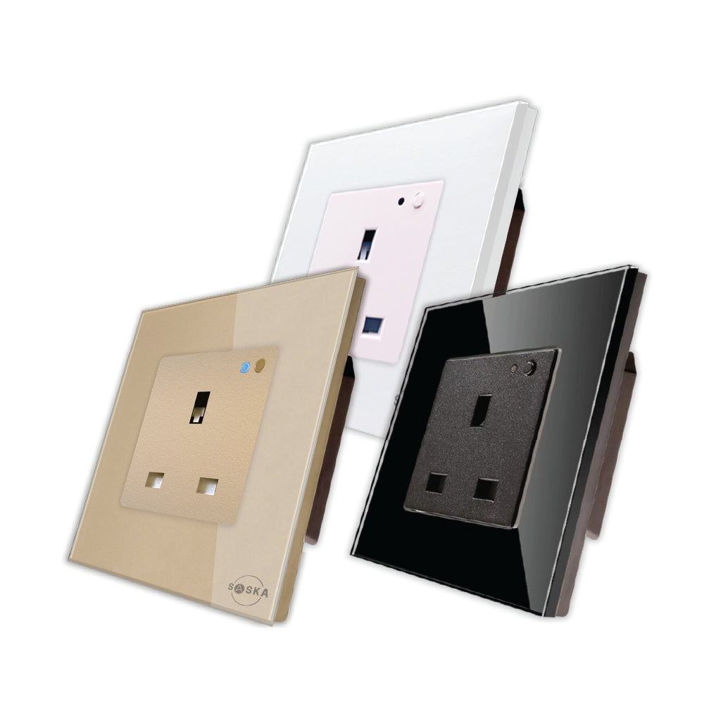 Saska Smart Wall Socket Single | Smart Socket | SASKA Trading | SASKA ...